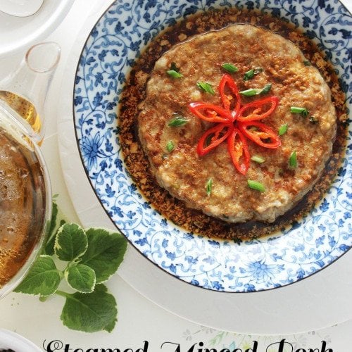 Steamed Minced Pork with Water Chestnut | Foodelicacy