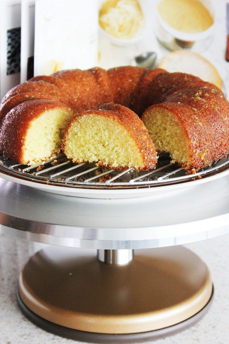Semolina Lime Syrup Cake - Foodelicacy
