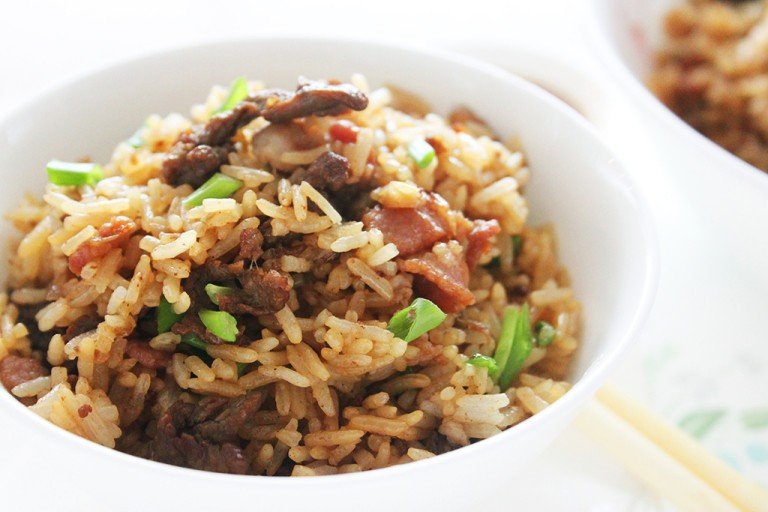 Chinese Beef Fried Rice | Foodelicacy