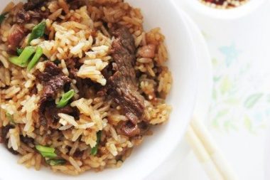Chinese Style Beef Fried Rice - Foodelicacy