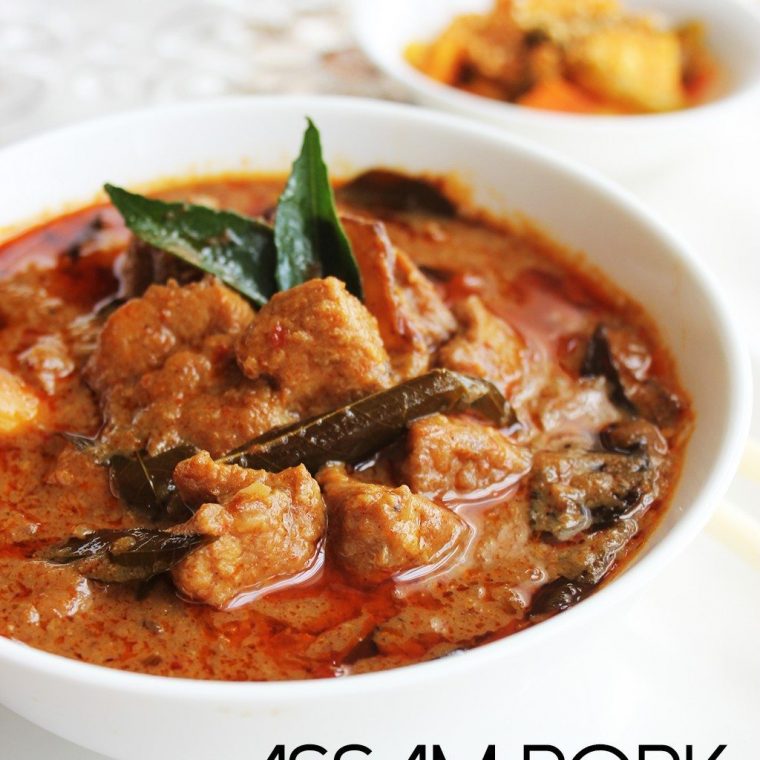 Assam Pork Curry (Tamarind Pork Curry) - Foodelicacy