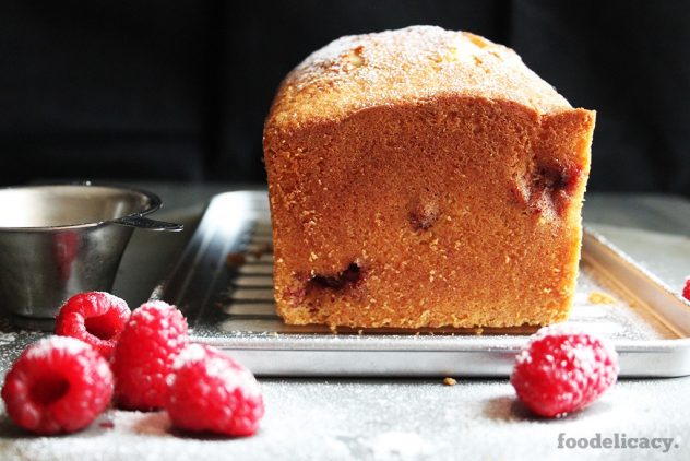 Moist & Buttery Lemon Raspberry Cake | Foodelicacy