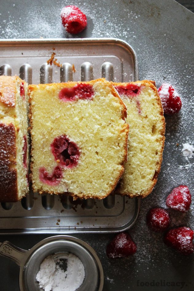 Moist & Buttery Lemon Raspberry Cake | Foodelicacy