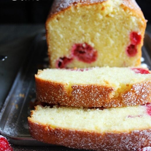 Moist & Buttery Lemon Raspberry Cake | Foodelicacy