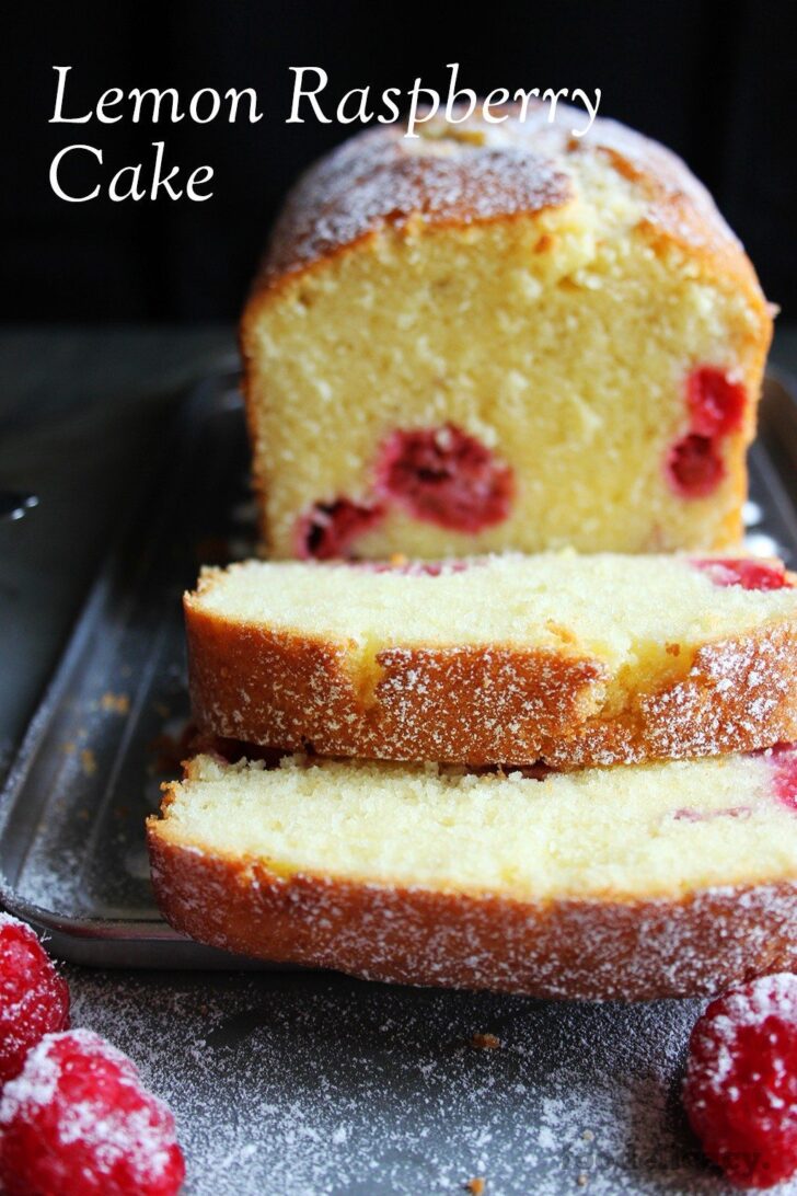 Moist & Buttery Lemon Raspberry Cake | Foodelicacy
