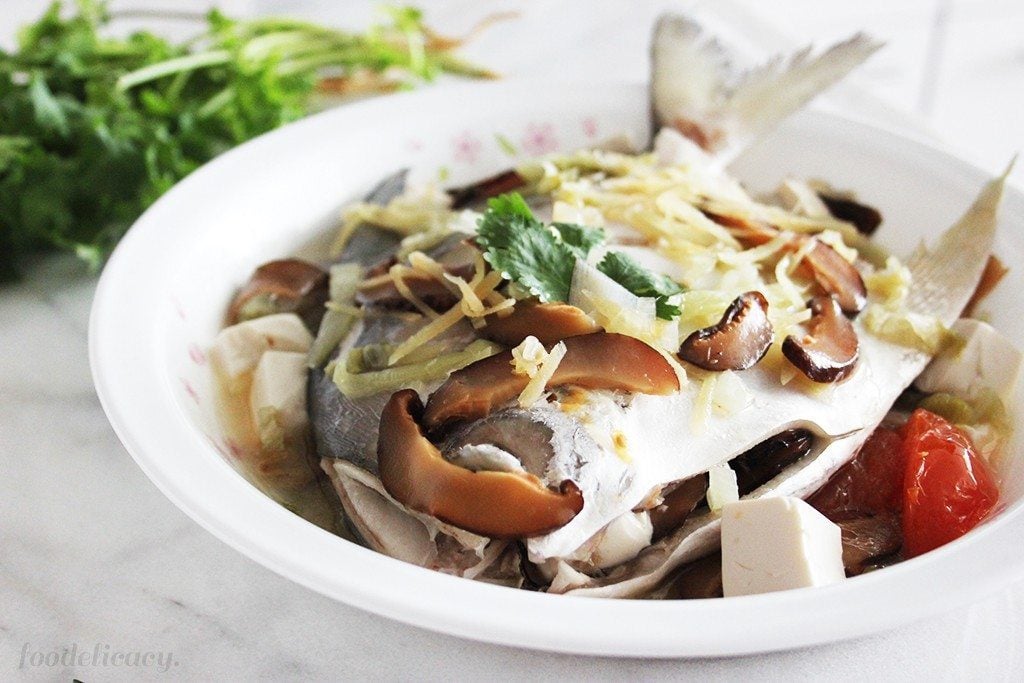 Teochew-Style Steamed Pomfret | Foodelicacy