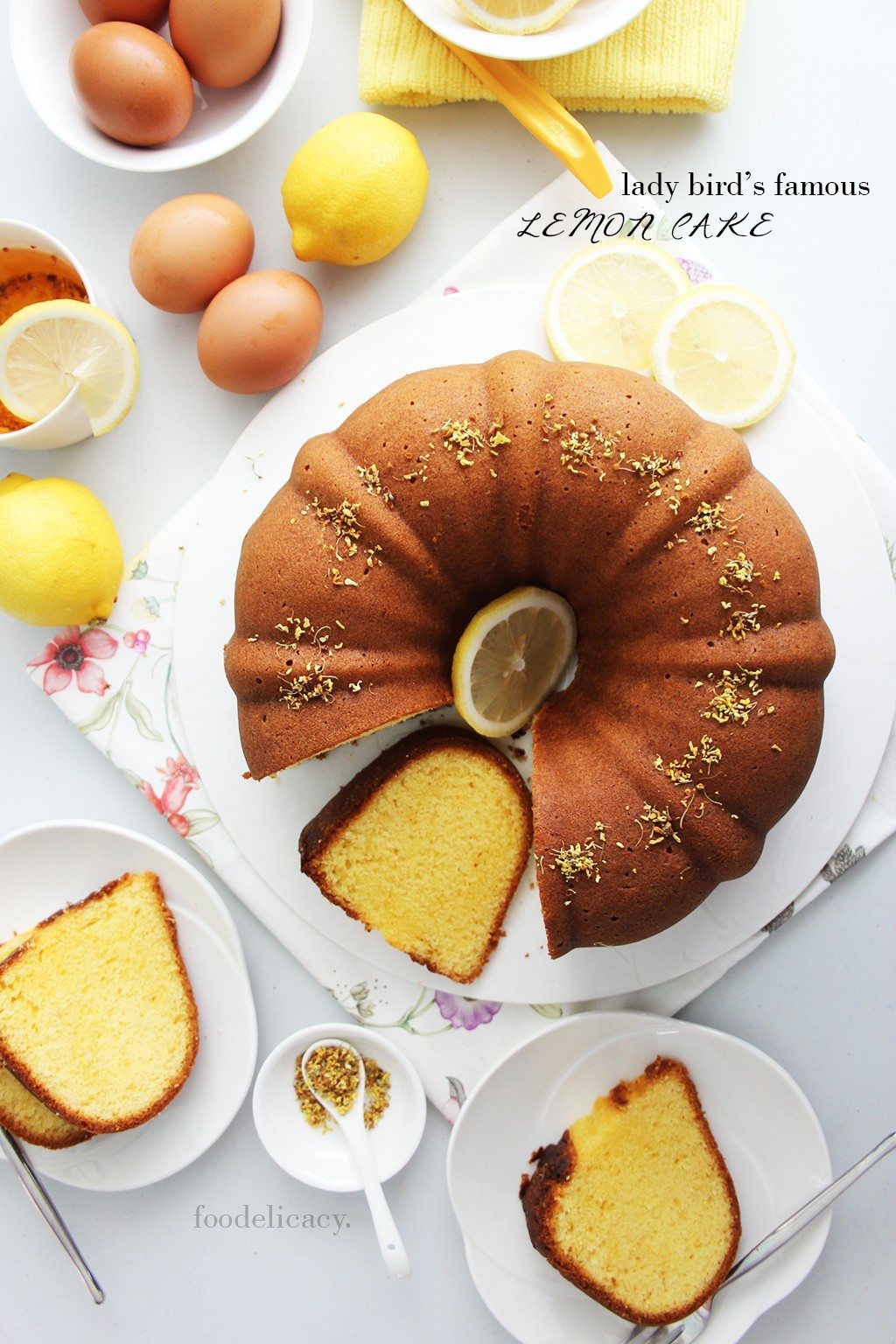 Lady Bird's Famous Lemon Cake | Foodelicacy