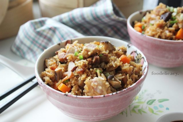 Fragrant Yam Rice - Easy Rice Cooker Method | Foodelicacy