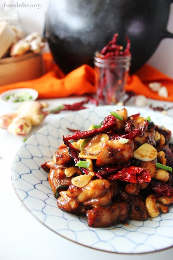 Gong Bao Chicken {with Amazing Gong Bao Sauce!} | Foodelicacy