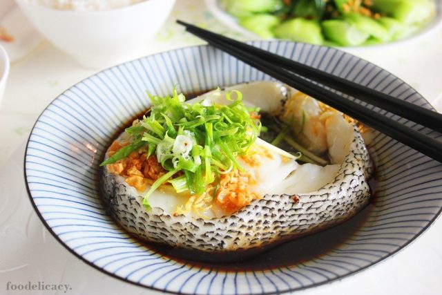 Steamed Cod with Special Soy Sauce | Foodelicacy