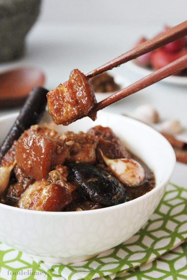 Babi Pongteh (Nonya Braised Pork in Fermented Soy Bean Sauce) - Foodelicacy