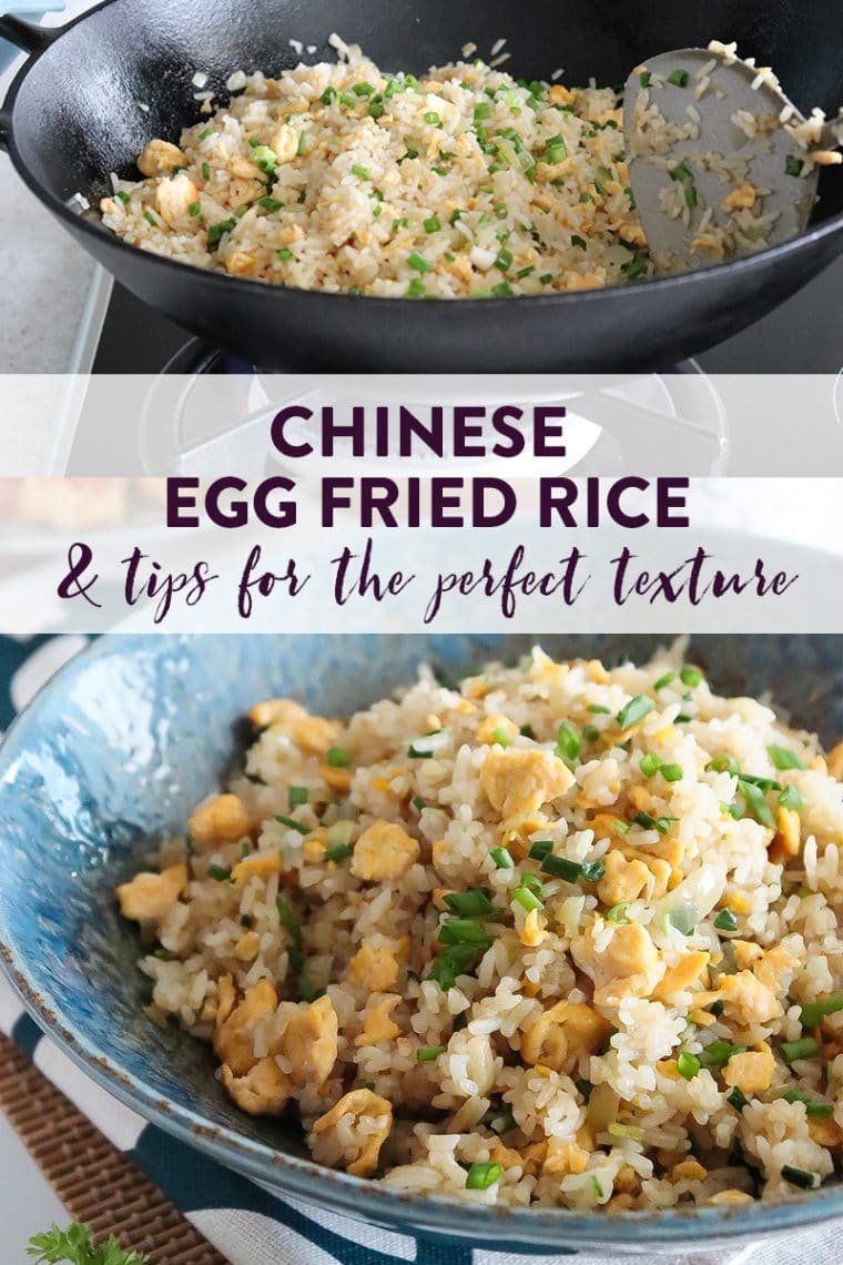 Chinese Egg Fried Rice + Top Tips for Perfect Texture {with VIDEO ...