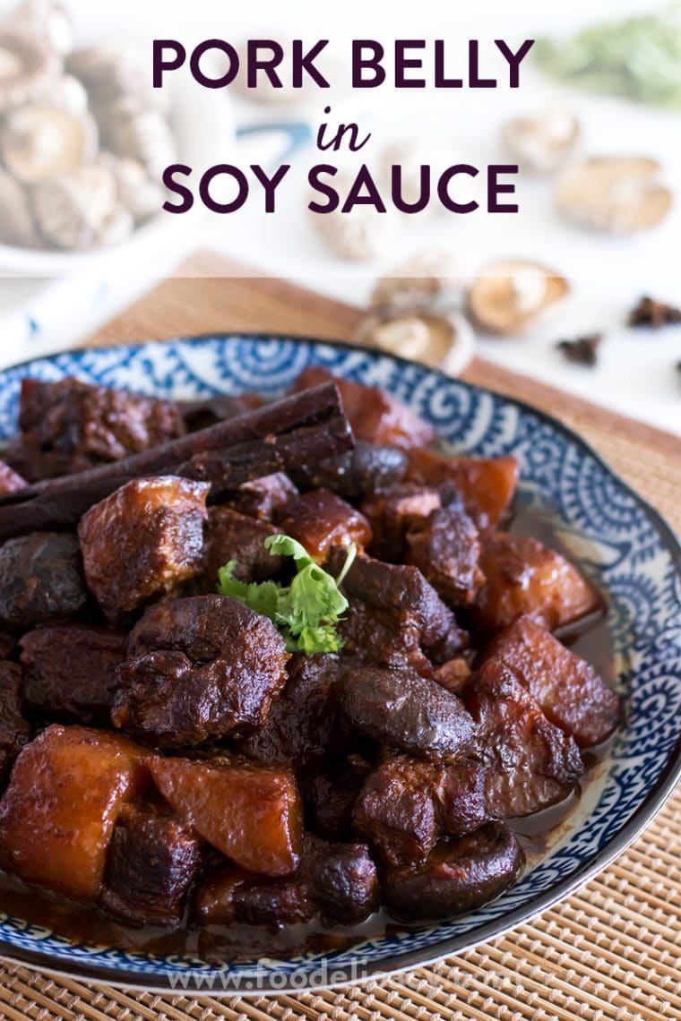 Pork Belly in Soy Sauce (Tau Yu Bak / Lou Bak) | Foodelicacy