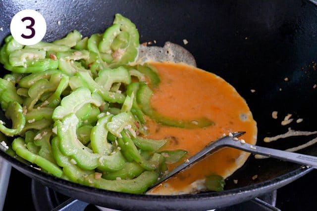 Cantonese-Style Stir-fried Bitter Gourd with Eggs | Foodelicacy