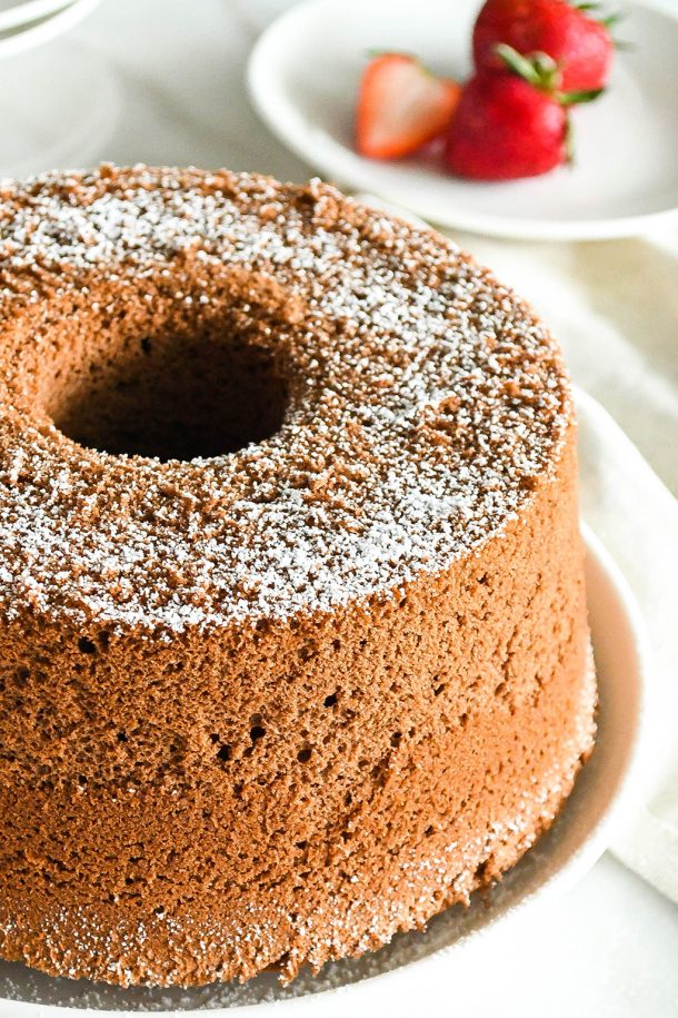 Cotton-Soft Chocolate Chiffon Cake {Updated Recipe!}