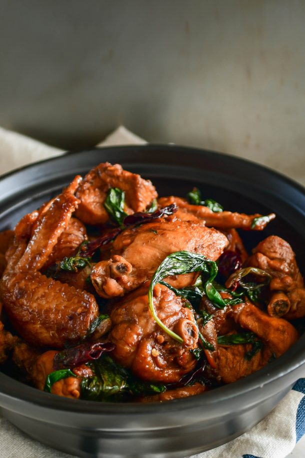 Three Cup Chicken - Cooking Taiwanese Made Simple! | Foodelicacy