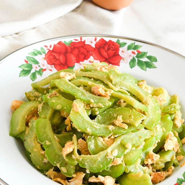 Cantonese-Style Stir-fried Bitter Gourd with Eggs - Foodelicacy