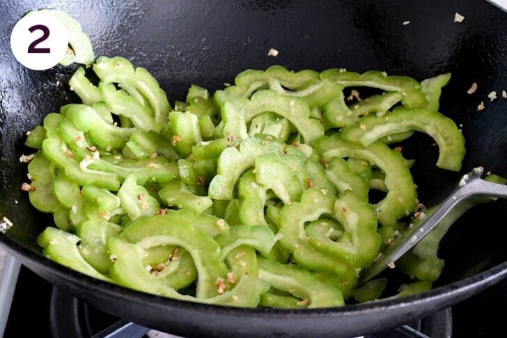 Cantonese-Style Stir-fried Bitter Gourd with Eggs | Foodelicacy