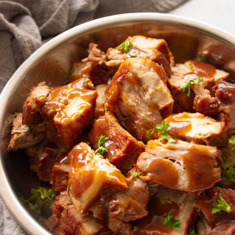 Braised Pork Belly In Soy Bean Paste Foodelicacy