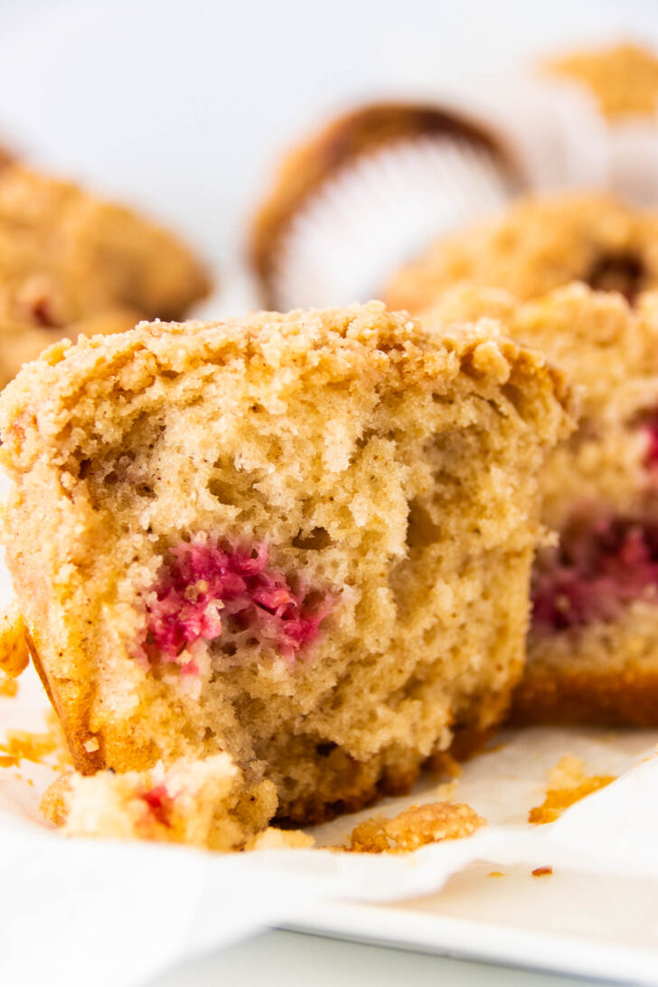 The Best Raspberry Crumble Muffins | Foodelicacy