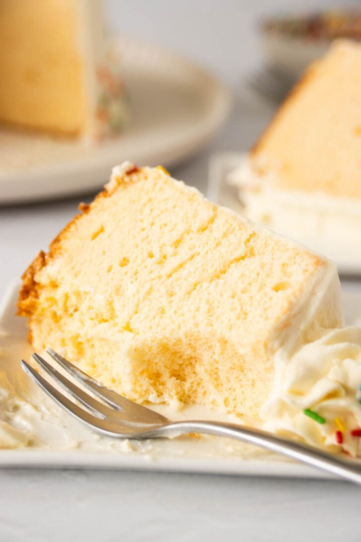 Soft and Fluffy Vanilla Chiffon Cake | Foodelicacy